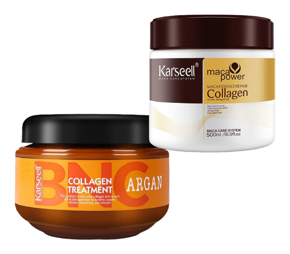 Karseell Maca Essence Collagen (500ml) and BNC Argan Collagen Treatmen ...